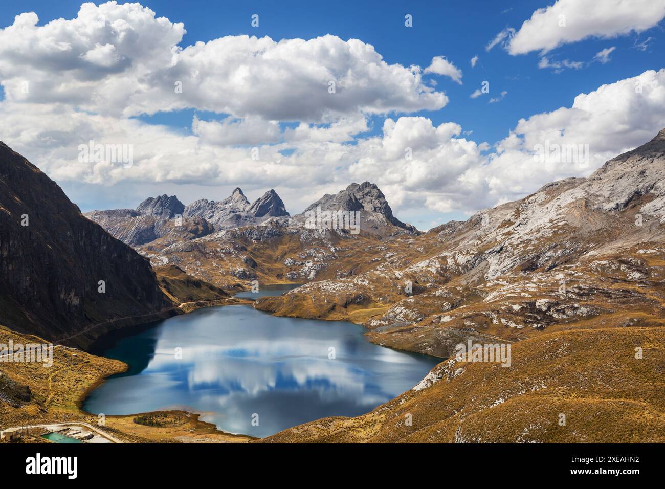 Fantastic landscape in the Peruvian Andes, South America, Peru Stock ...