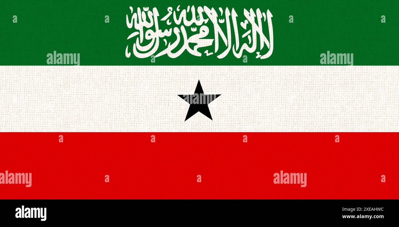 Flag of Somaliland. flag of new African unrecognized state. flag of ...