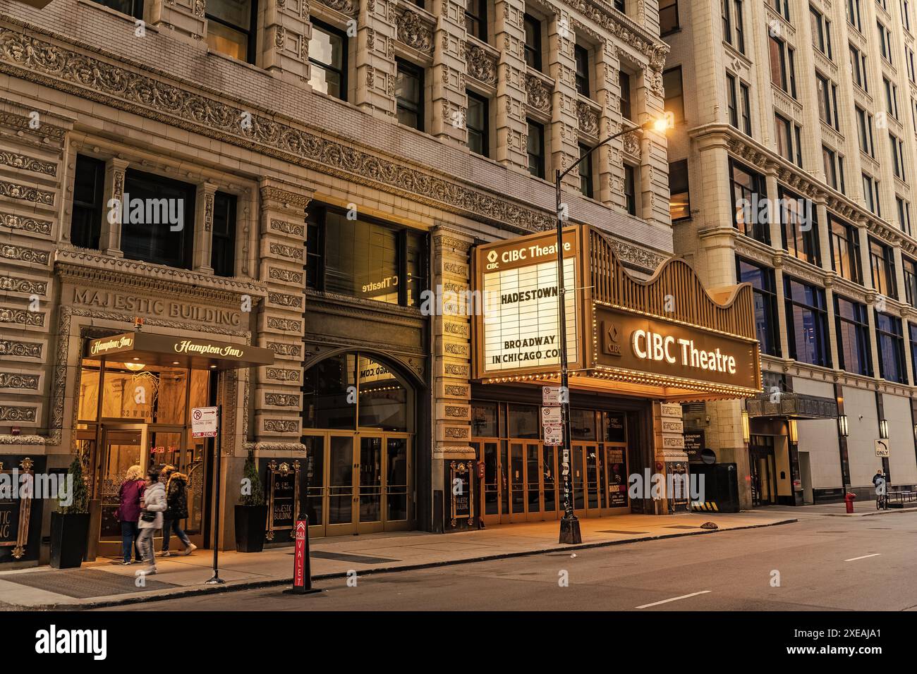 Chicago theater entrance sign hi-res stock photography and images - Alamy