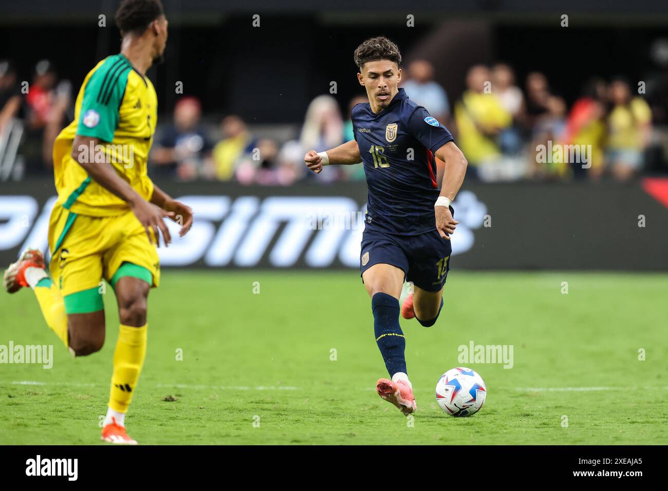 Las Vegas, NV, USA. 26th June, 2024. Ecuador midfielder Jeremy ...