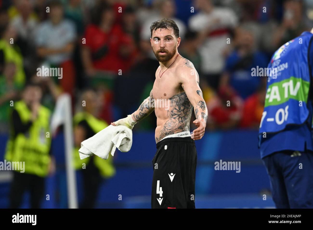 Guram Kashia (Georgia) during the UEFA Euro Germany 2024 match between ...