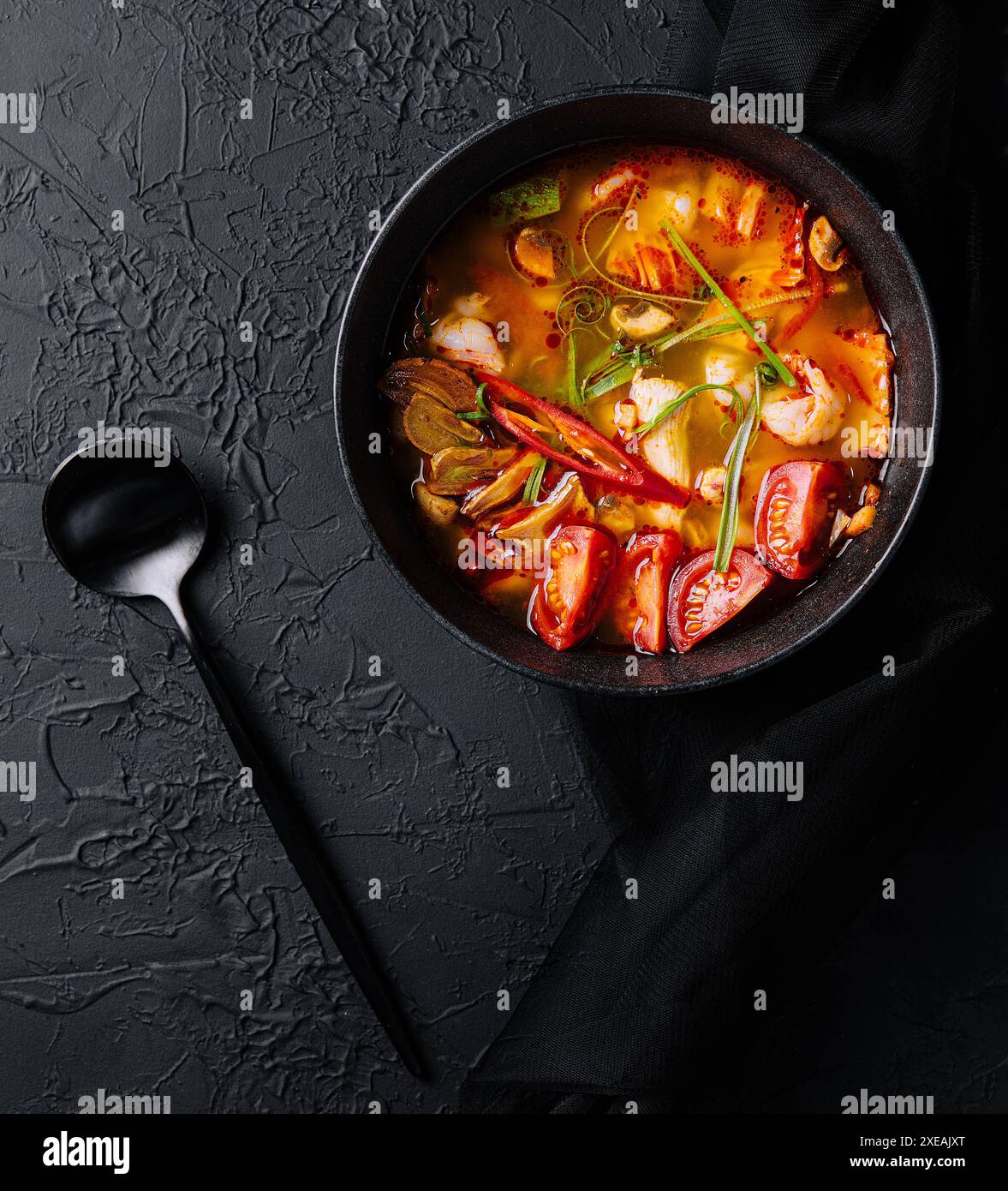 Thai cuisine tom yum hi-res stock photography and images - Alamy