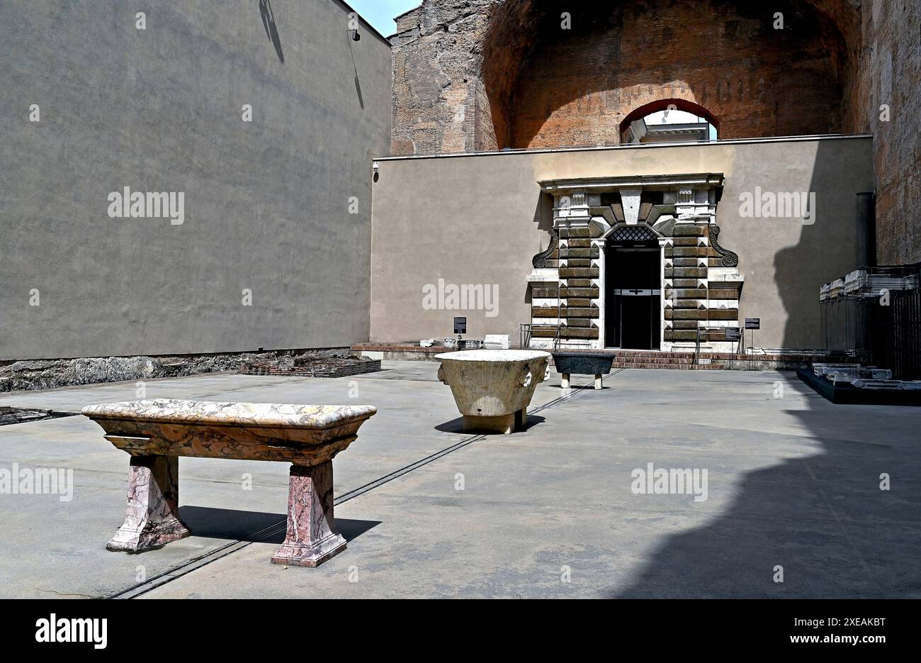 Baths of diocletian basilica hi-res stock photography and images - Alamy