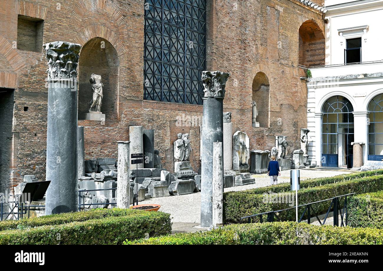 Baths of Diocletian, Rom, Lazio, Italy Stock Photo - Alamy