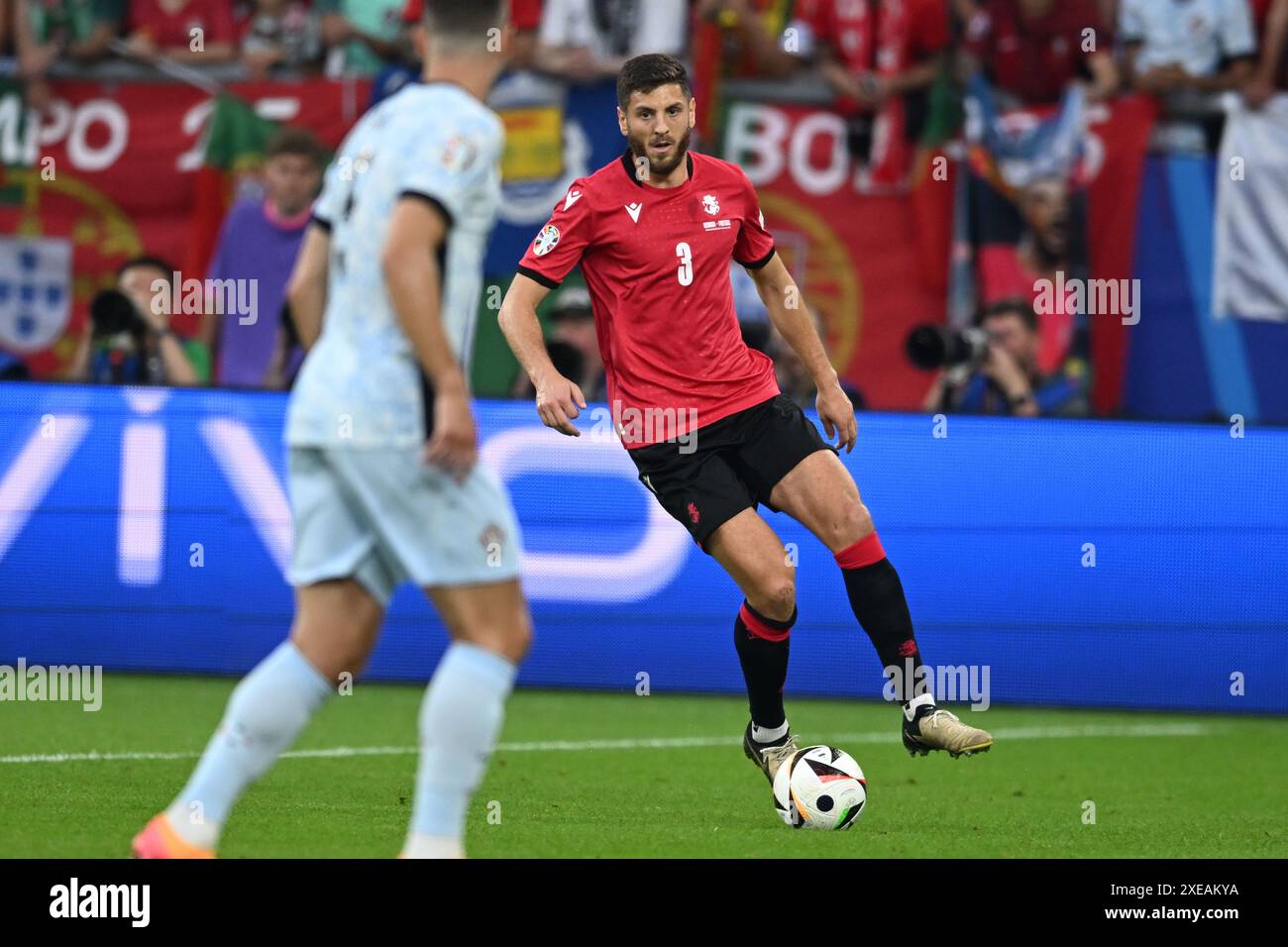 Lasha Dvali (Georgia) during the UEFA Euro Germany 2024 match between ...