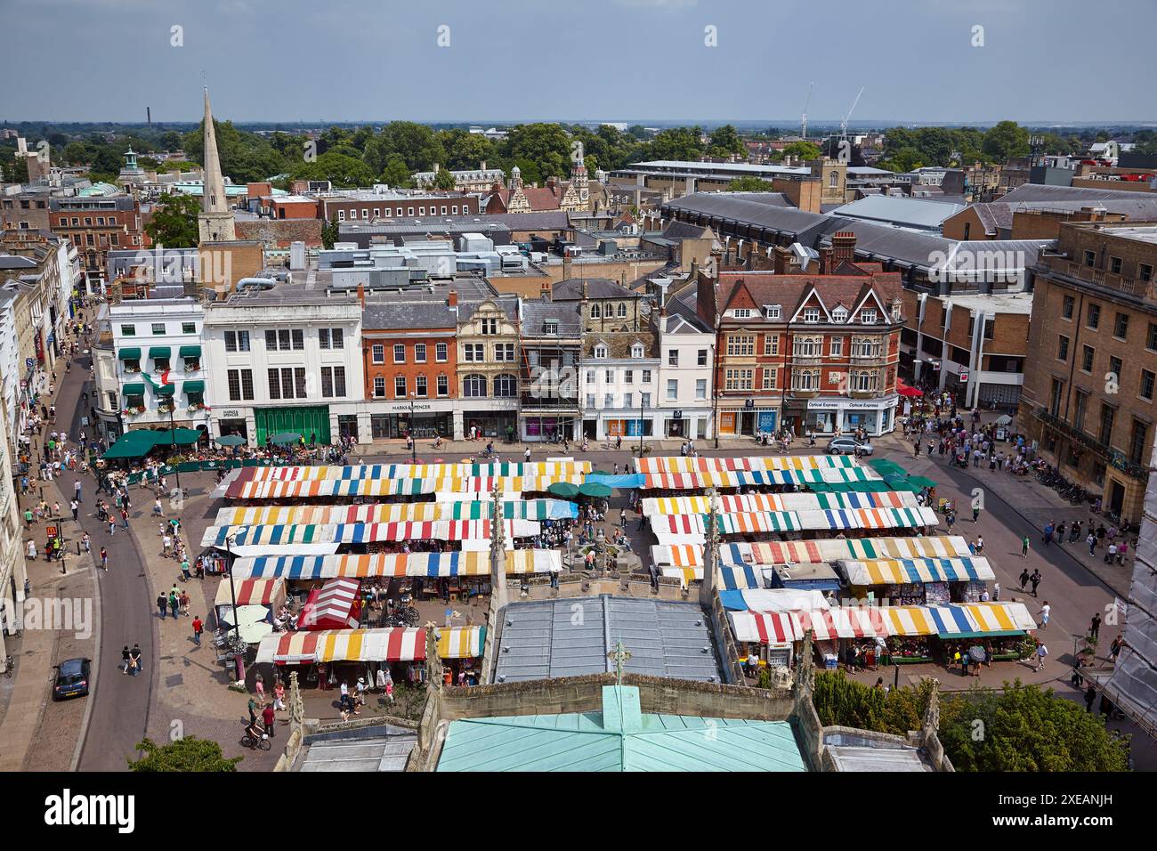 Aerial view cambridge market square hi-res stock photography and images ...