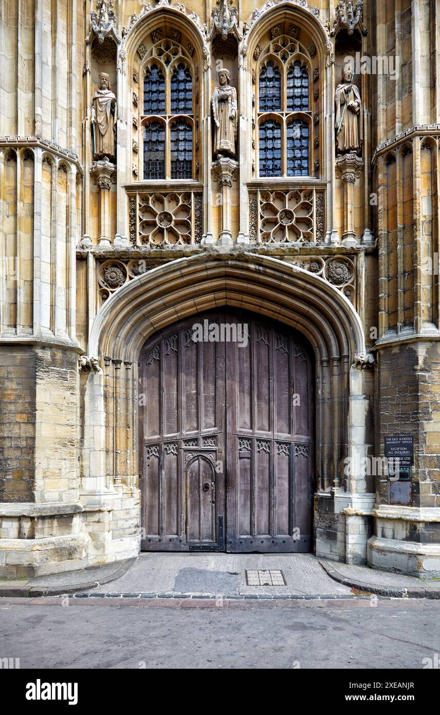 The Gate of Old Schools. University of Cambridge. United Kingdom Stock ...