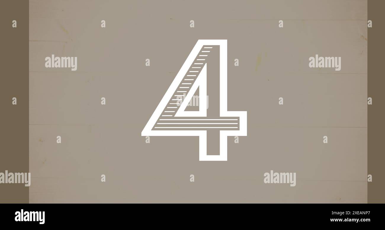 Futuristic numeric branding hi-res stock photography and images - Alamy