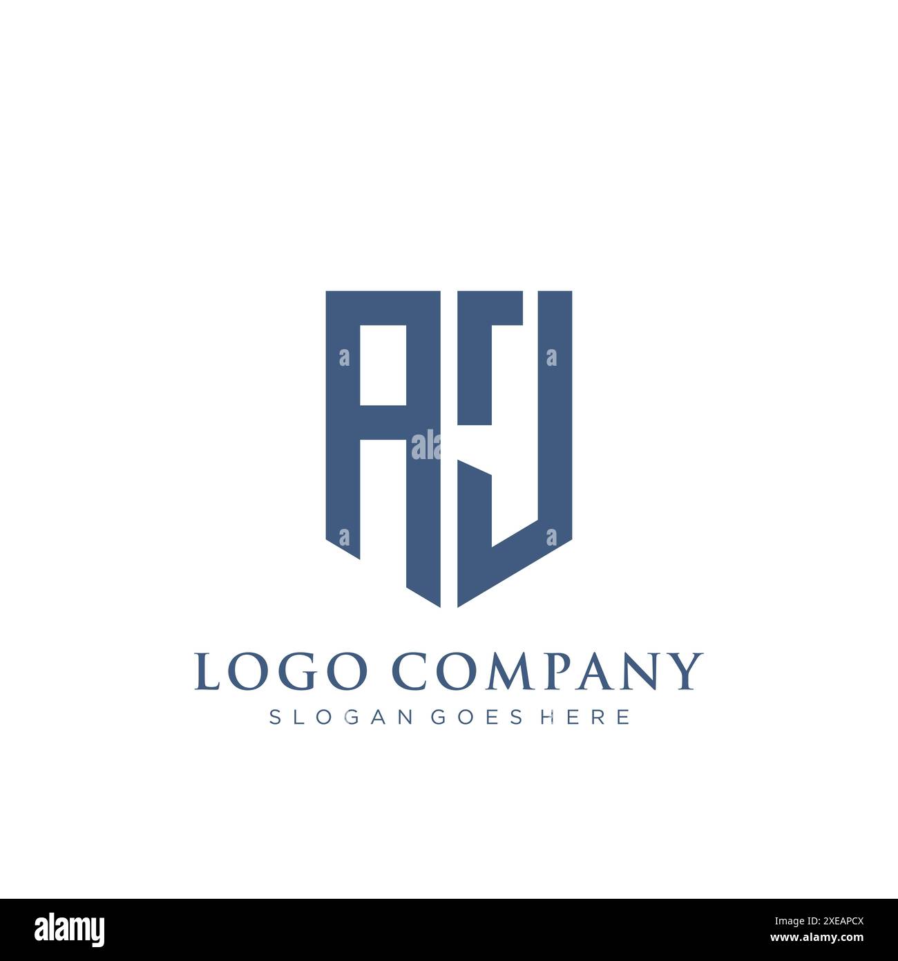 Aj logo design hi-res stock photography and images - Alamy