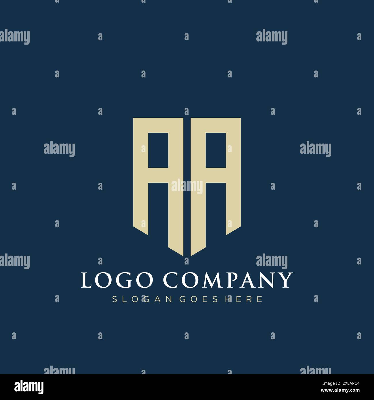 Aa logo design hi-res stock photography and images - Alamy