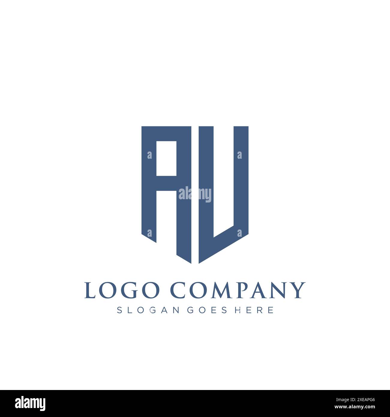 Au logo design hi-res stock photography and images - Alamy