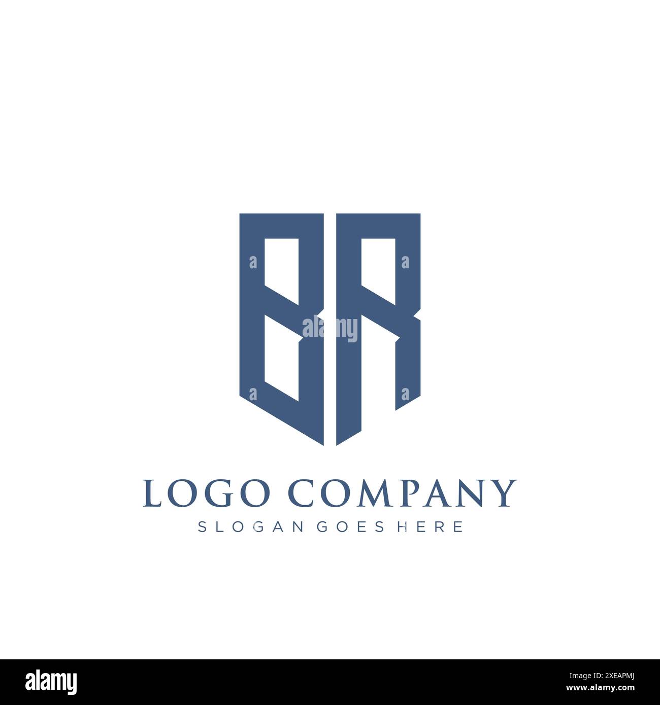Br minimal logo hi-res stock photography and images - Alamy