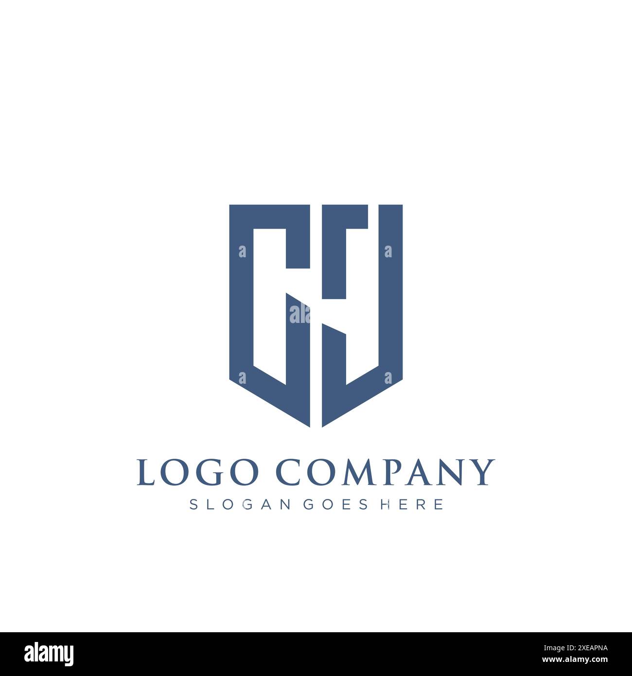 Cj minimal logo design hi-res stock photography and images - Alamy