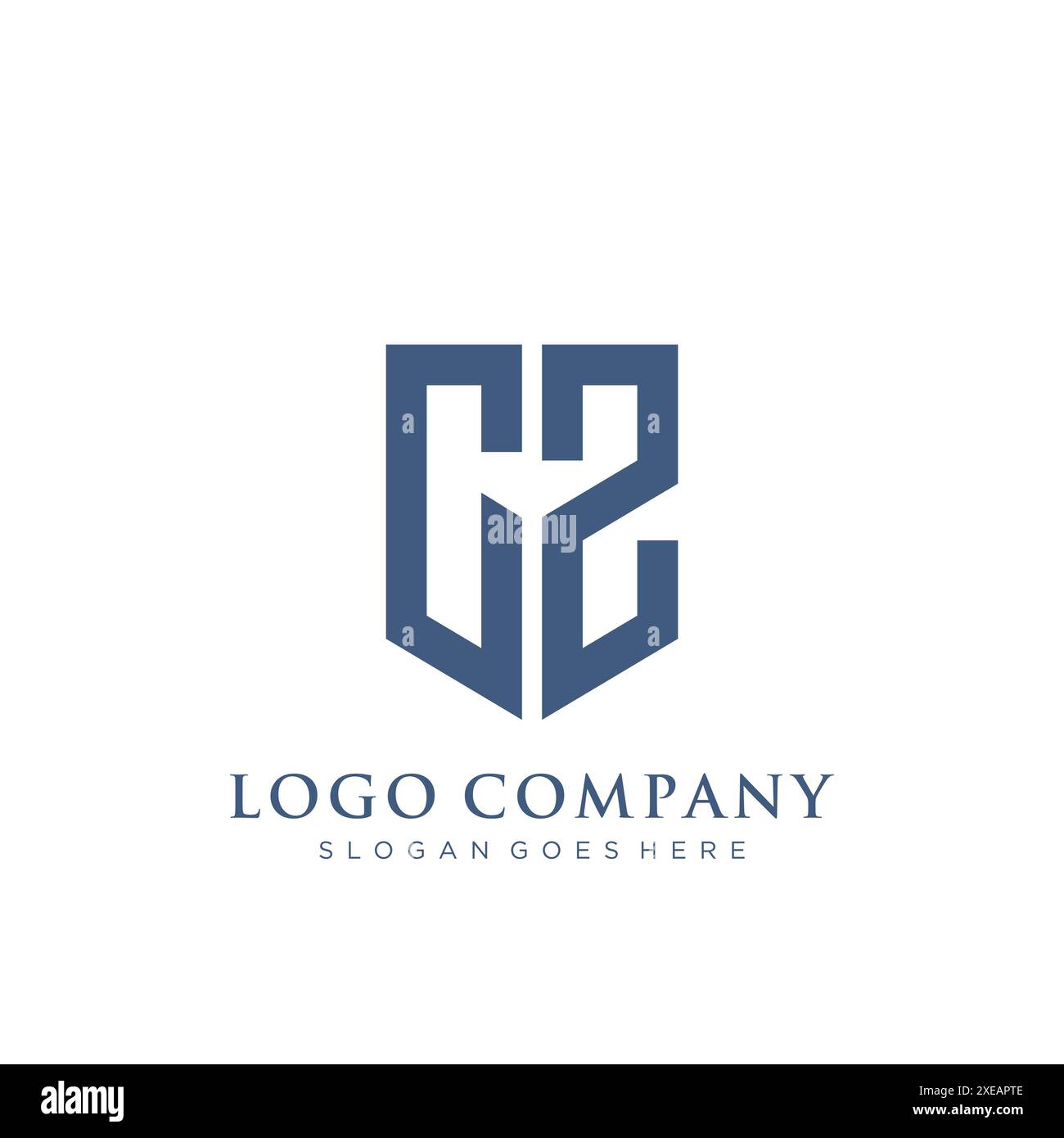 Cz minimal logo hi-res stock photography and images - Alamy