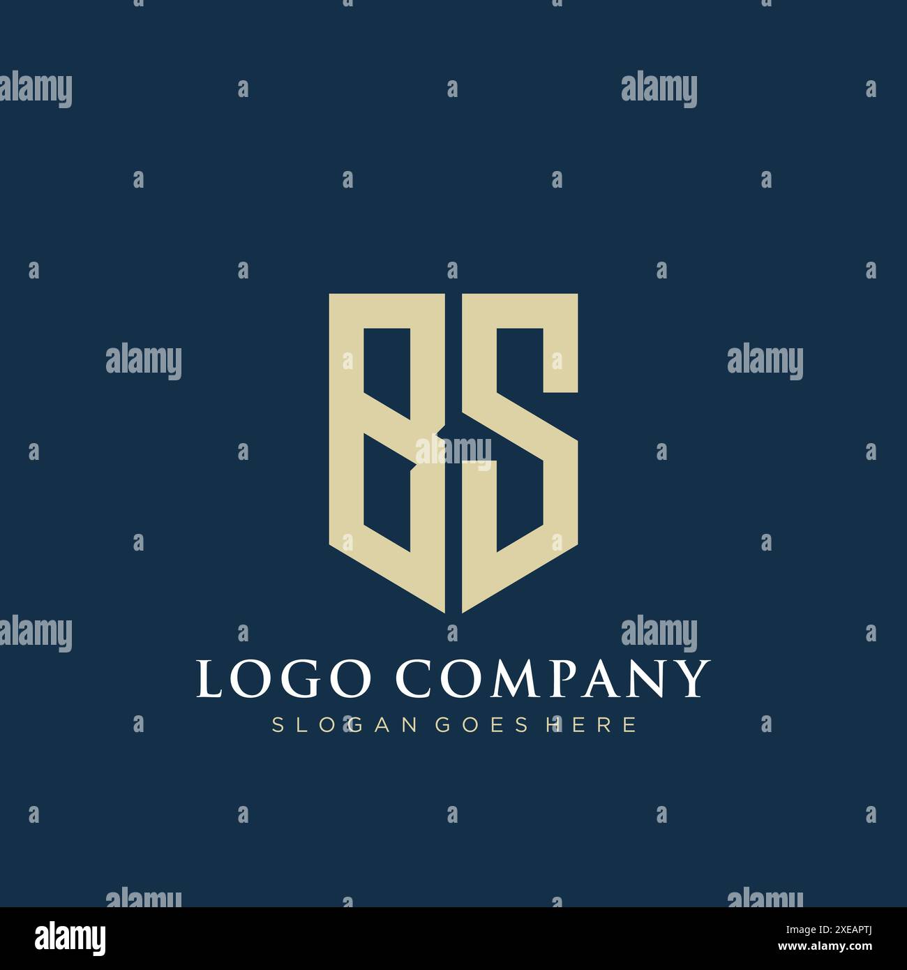 Bs minimal logo hi-res stock photography and images - Alamy