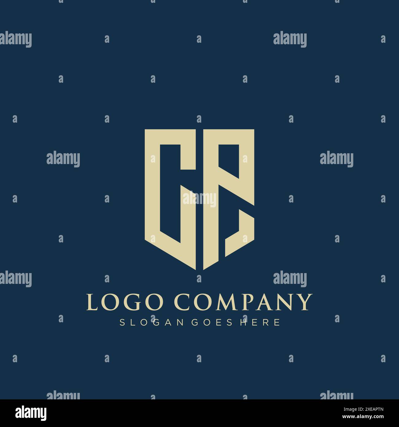 Letter cp logo hi-res stock photography and images - Alamy