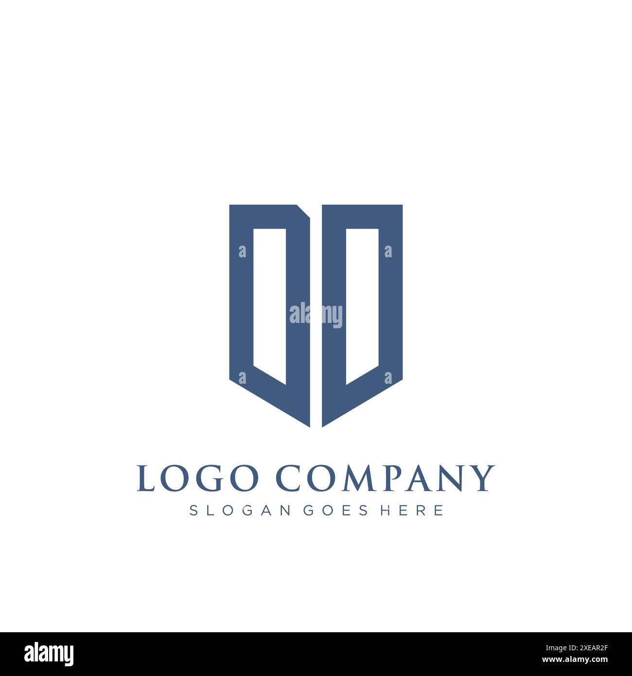 DO shield type logo design Stock Vector Image & Art - Alamy