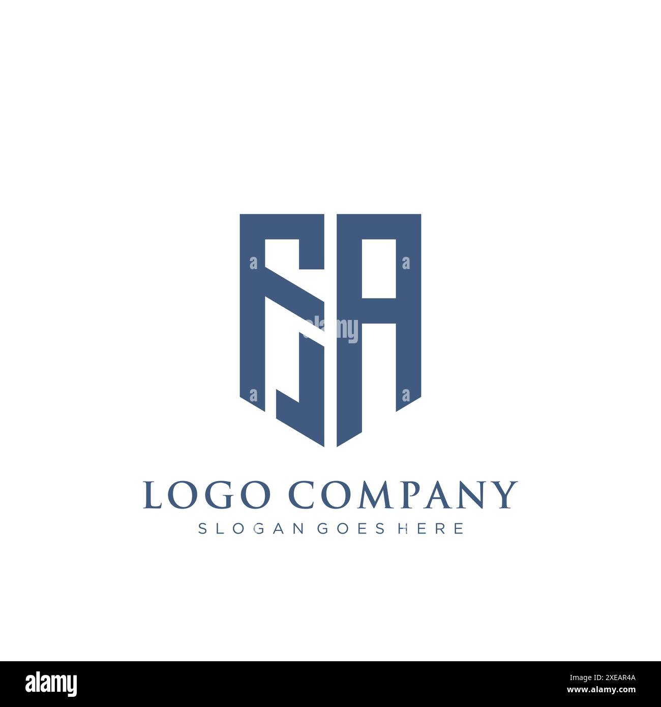 Fa logo design hi-res stock photography and images - Alamy