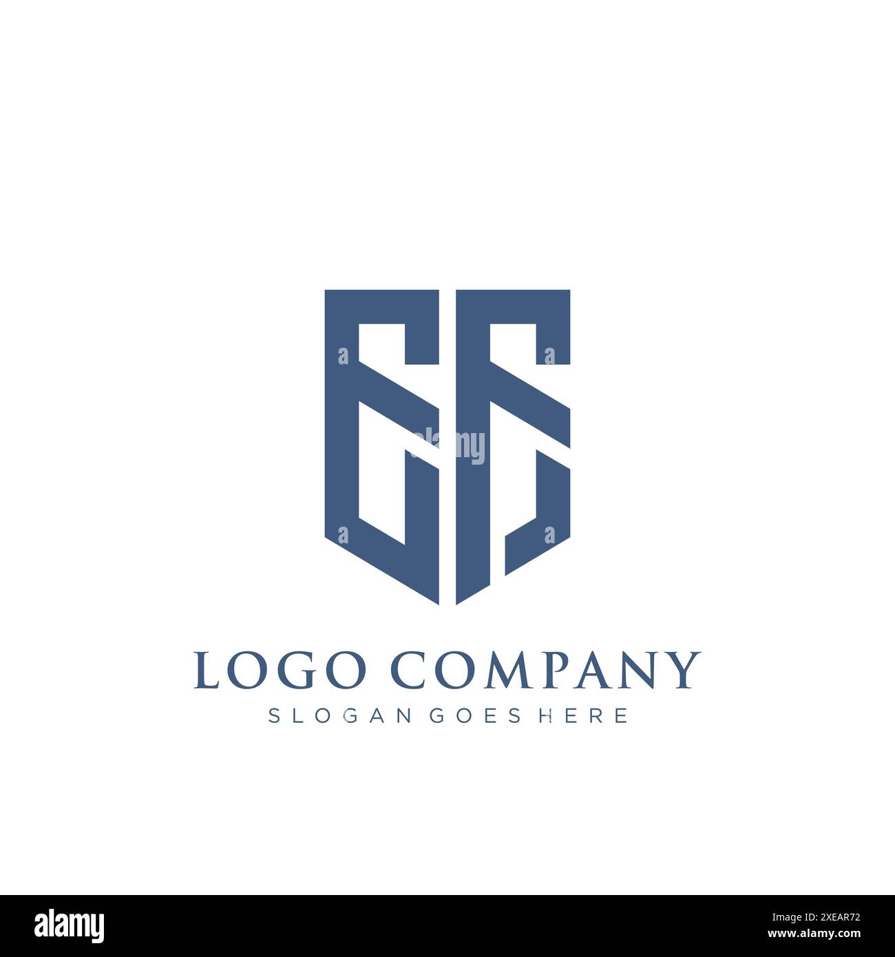 EF shield type logo design Stock Vector Image & Art - Alamy