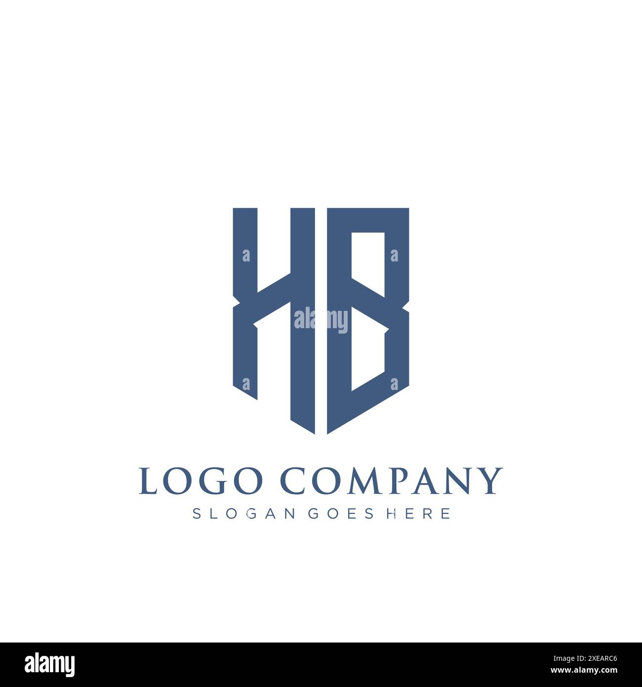 Hb logo design hi-res stock photography and images - Alamy