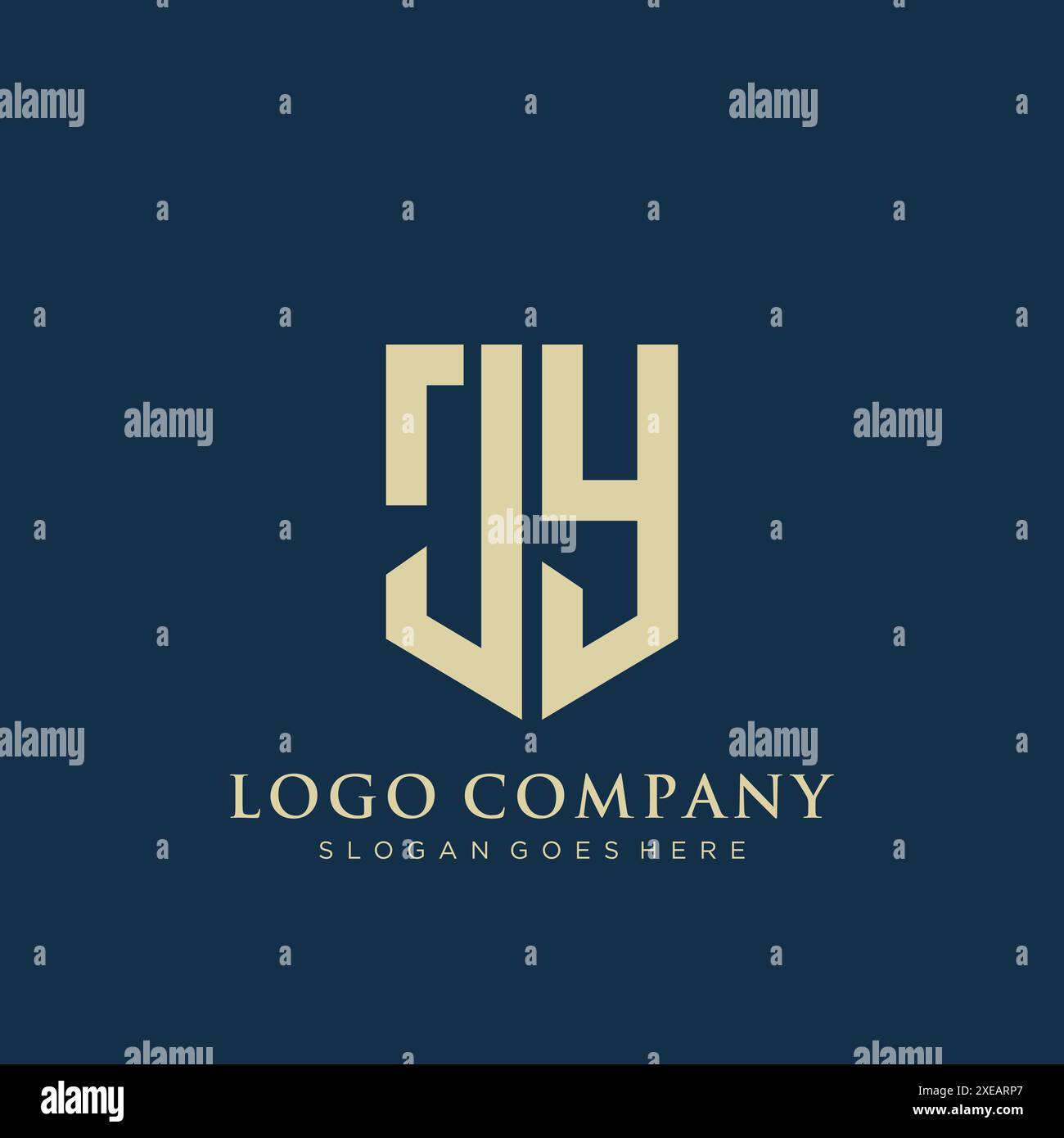 Jy logo design hi-res stock photography and images - Alamy