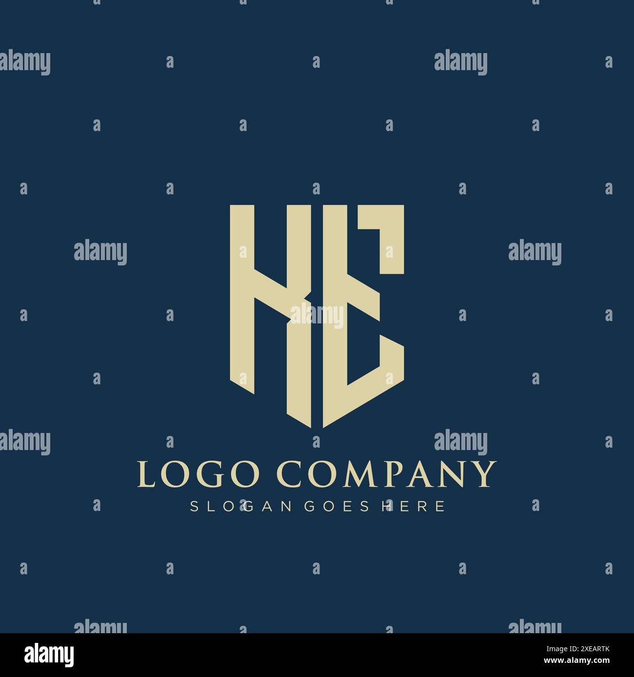 KT shield type logo design Stock Vector Image & Art - Alamy