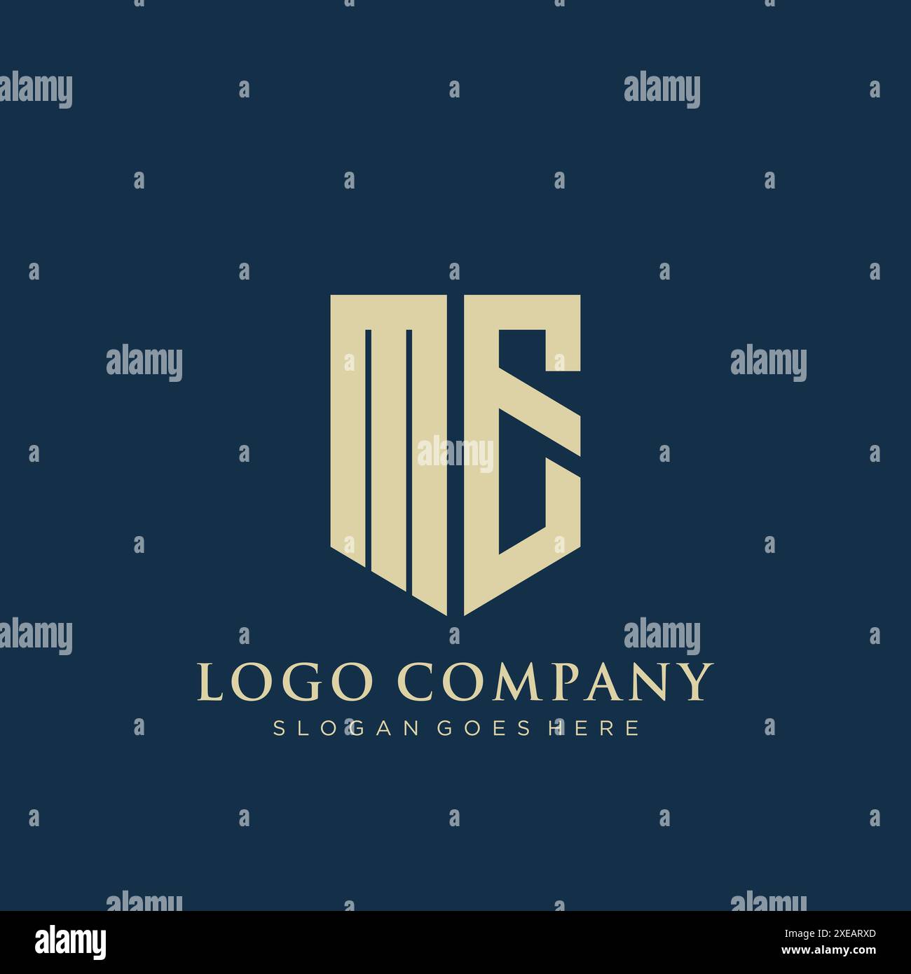 ME shield type logo design Stock Vector Image & Art - Alamy