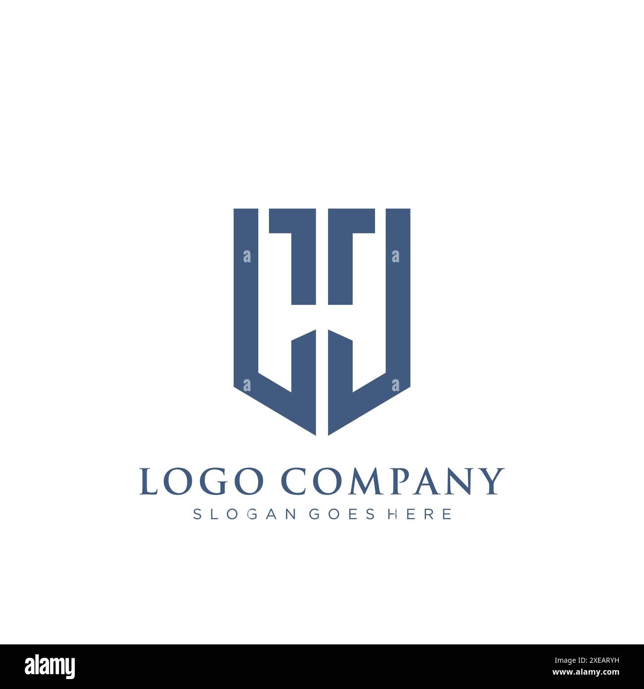 LJ shield type logo design Stock Vector Image & Art - Alamy