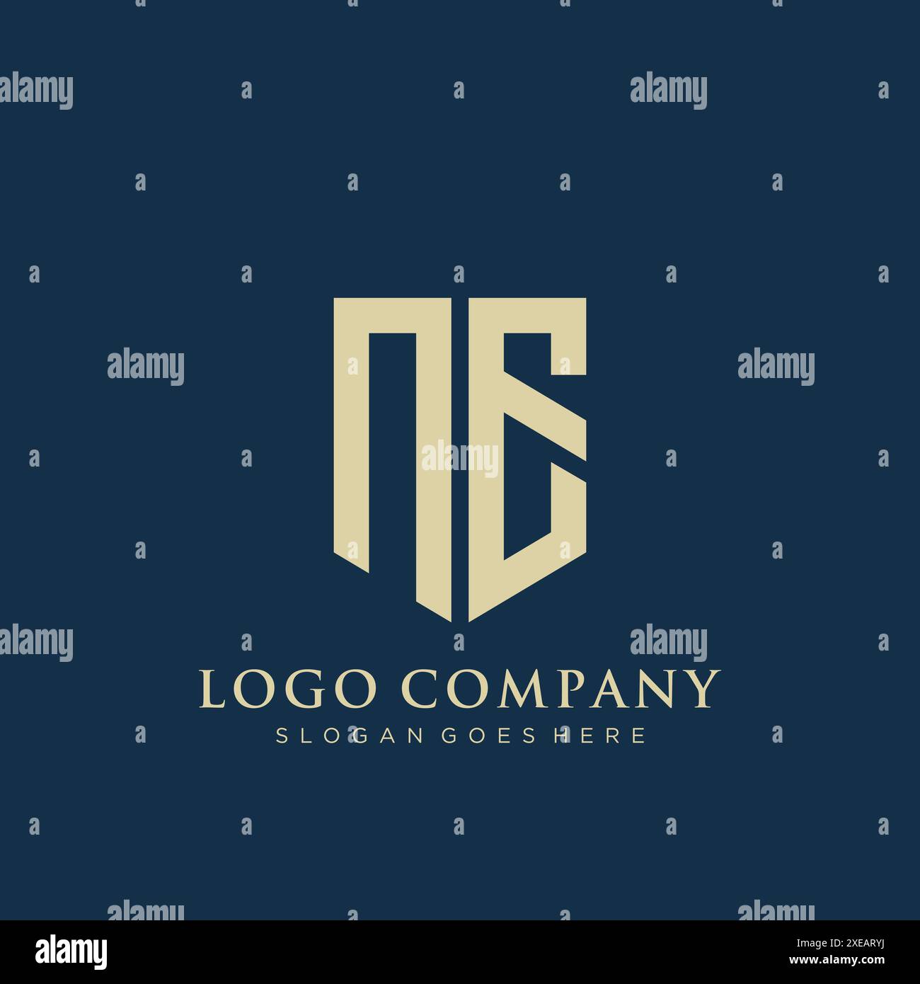 Ne logo design hi-res stock photography and images - Alamy