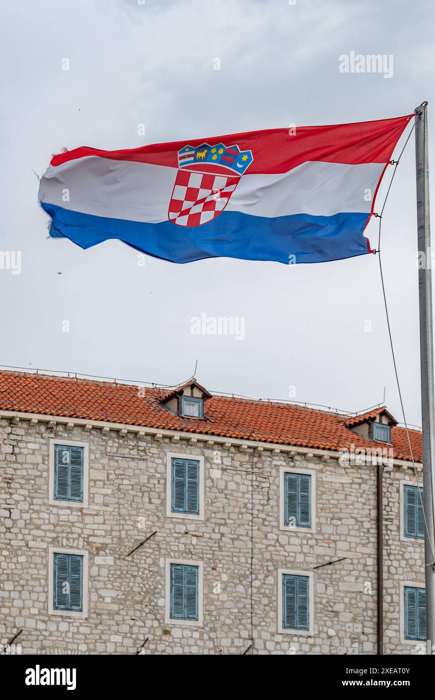 Old croatian flag hi-res stock photography and images - Alamy