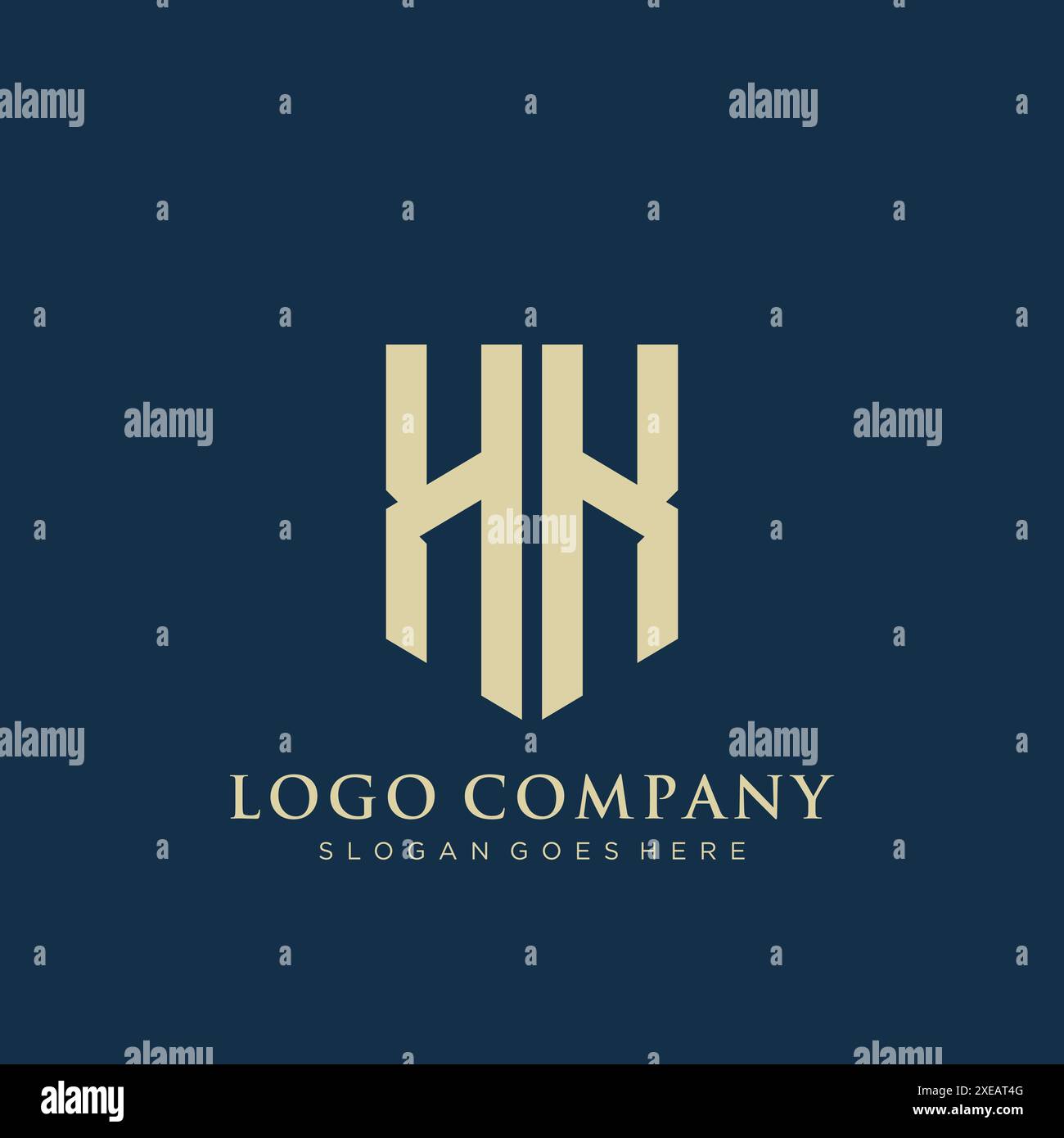 HK shield type logo design Stock Vector Image & Art - Alamy