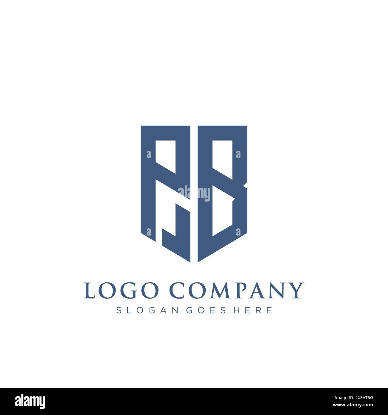 Pb logo design hi-res stock photography and images - Alamy