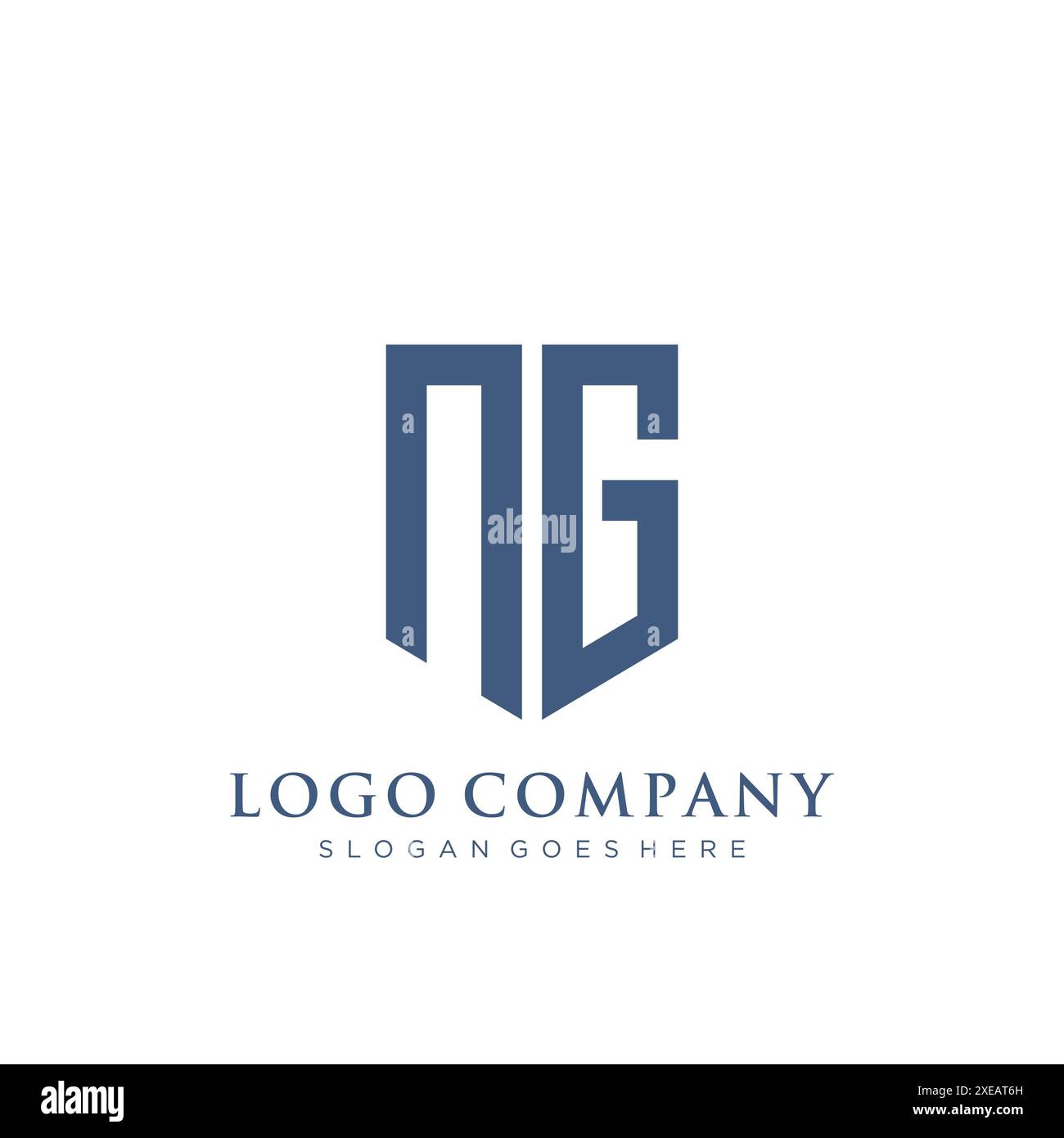 Ng logo design Stock Vector Images - Alamy