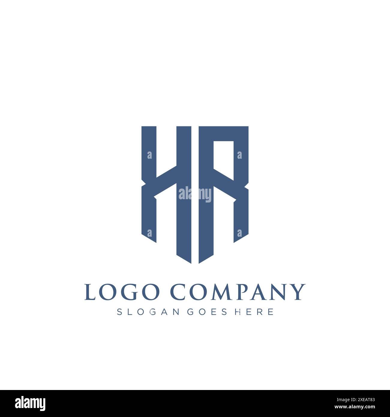 Hr logo design hi-res stock photography and images - Alamy