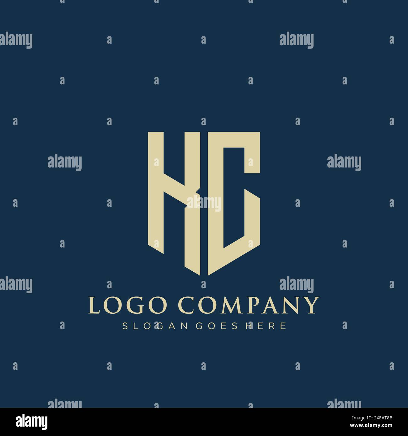 Kc minimal logo design hi-res stock photography and images - Alamy