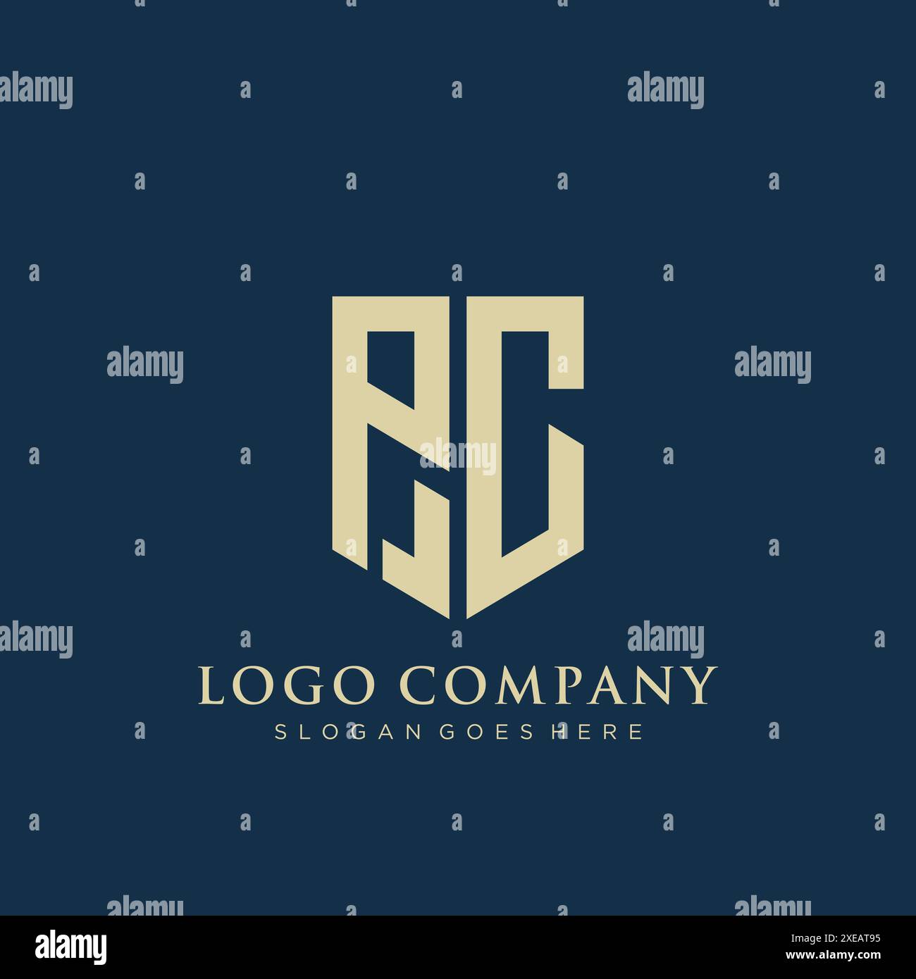 PC shield type logo design Stock Vector Image & Art - Alamy