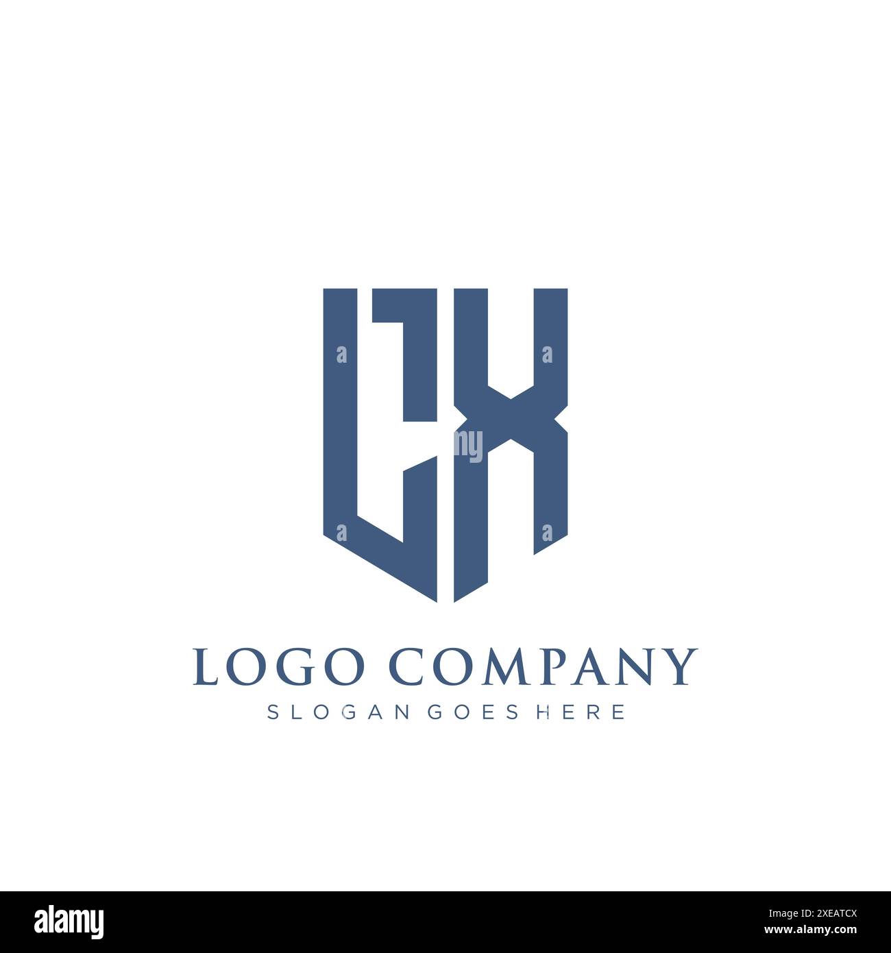 Lx logo design hi-res stock photography and images - Alamy