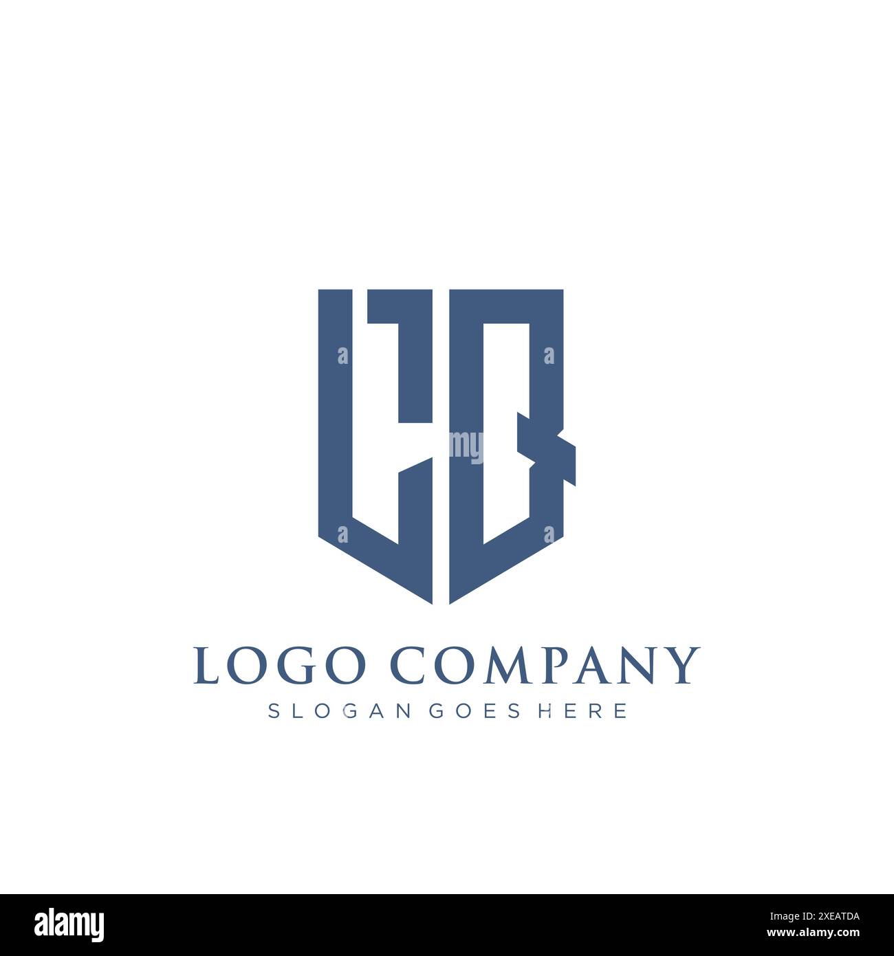 Lq minimal logo design hi-res stock photography and images - Alamy