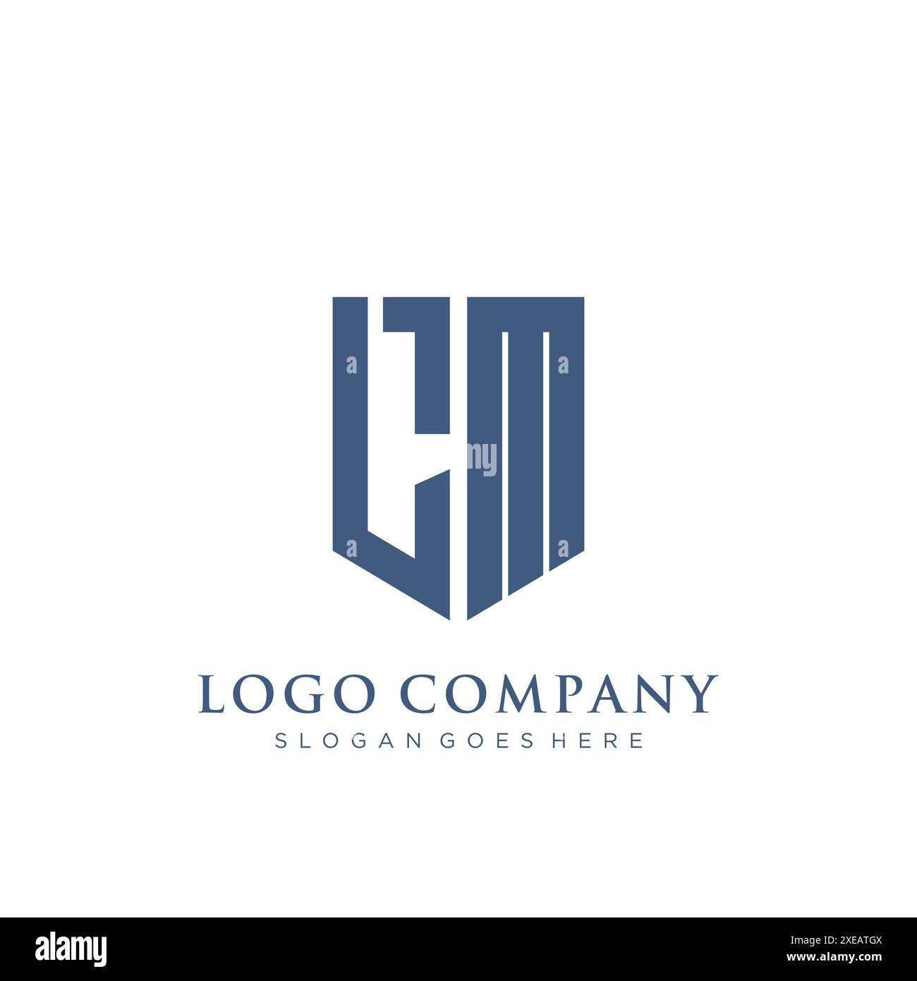 LM shield type logo design Stock Vector Image & Art - Alamy