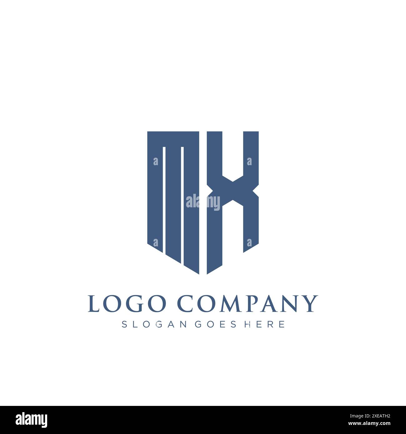 Mx letter logo design hi-res stock photography and images - Alamy