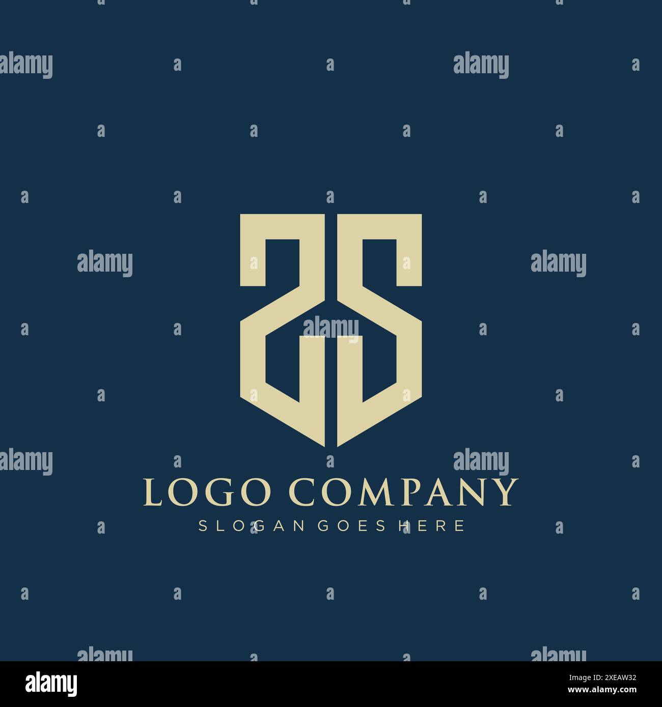 Zs logo design hi-res stock photography and images - Alamy