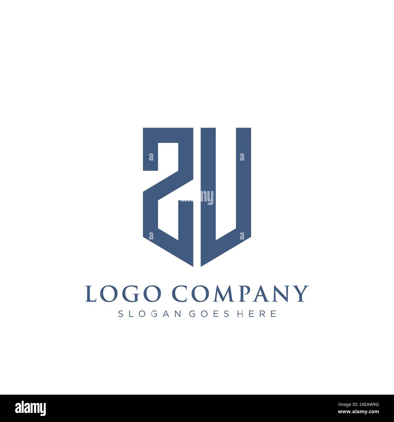 Zu minimal logo design Cut Out Stock Images & Pictures - Alamy