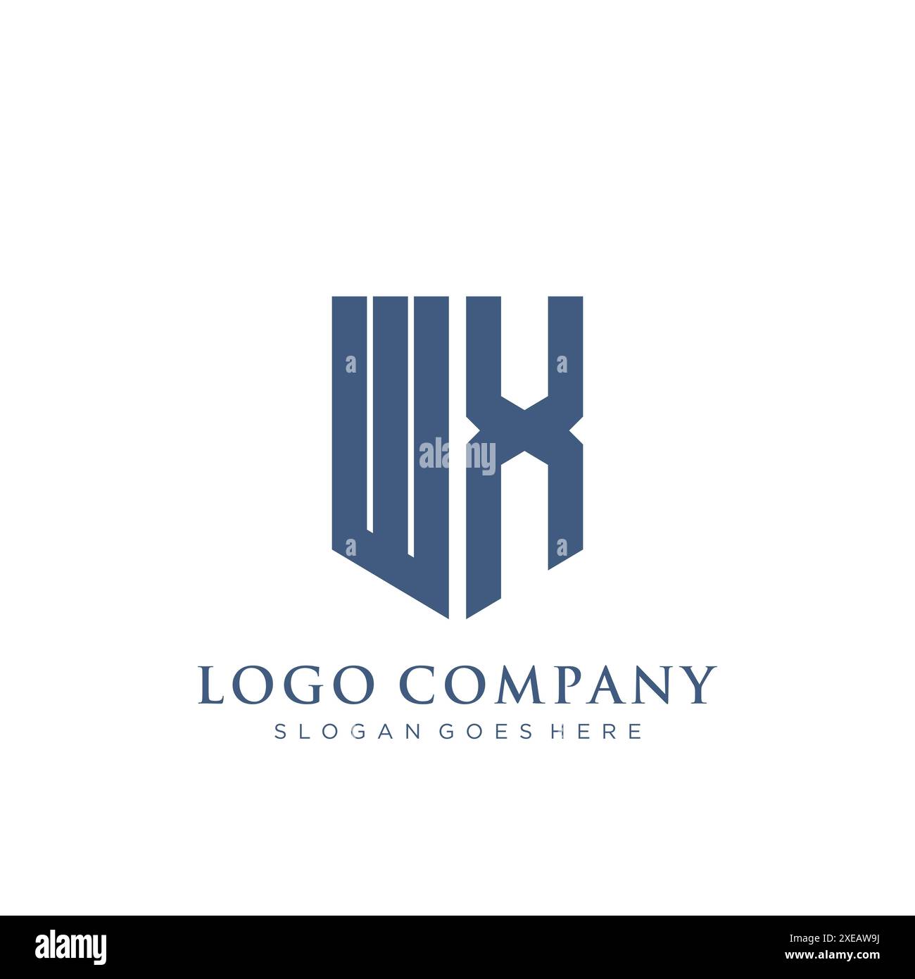 Wx logo design hi-res stock photography and images - Alamy