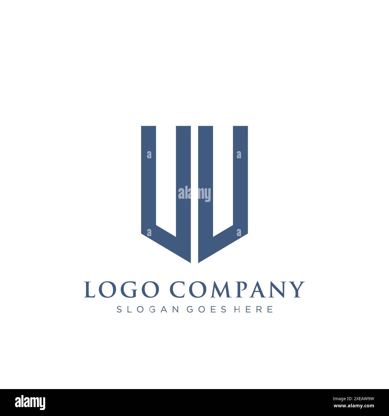 Uu letter logo design hi-res stock photography and images - Alamy