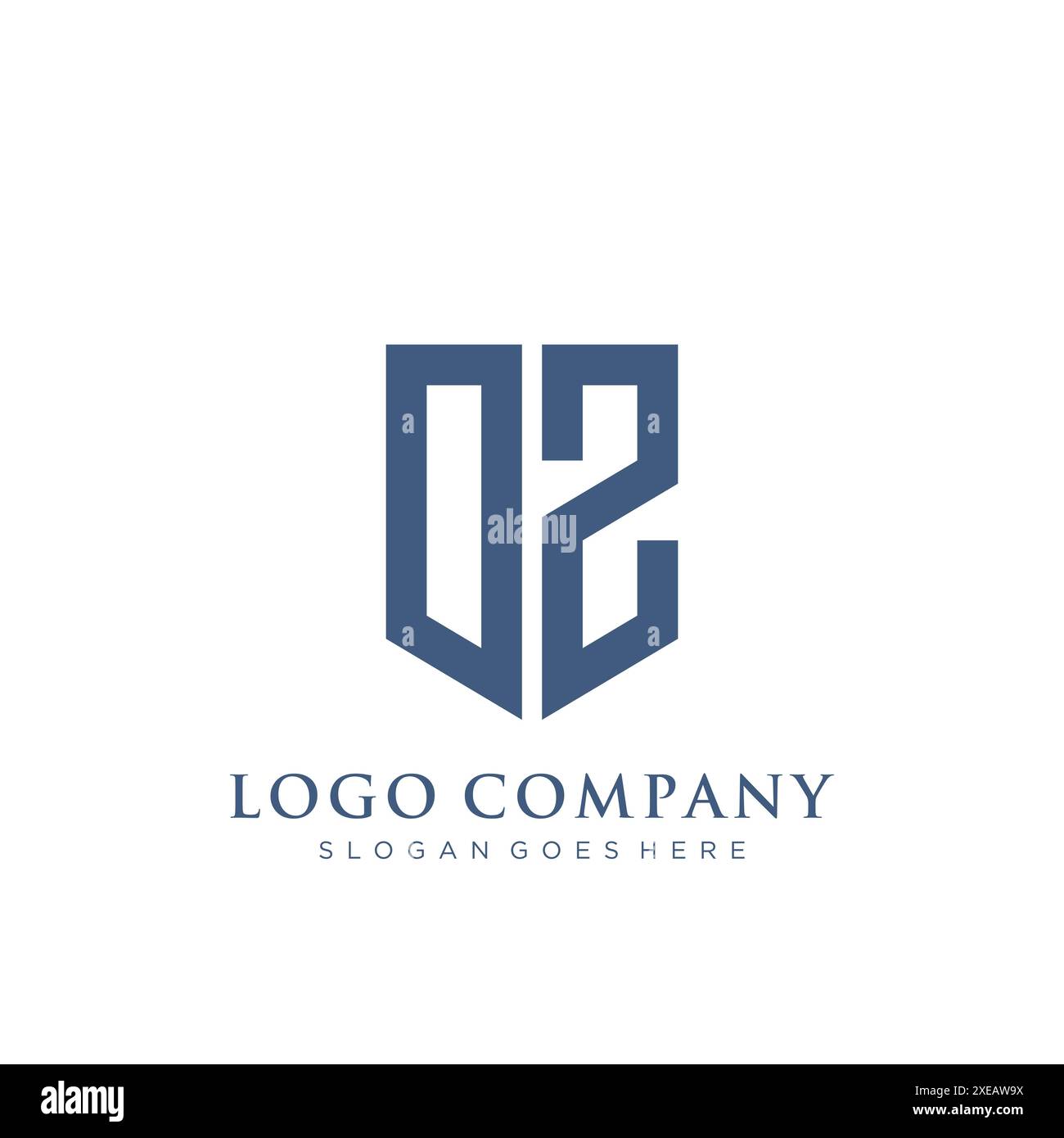 OZ shield type logo design Stock Vector Image & Art - Alamy