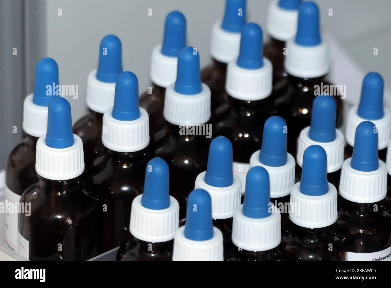 Bottles in a chemistry lab Stock Photo - Alamy