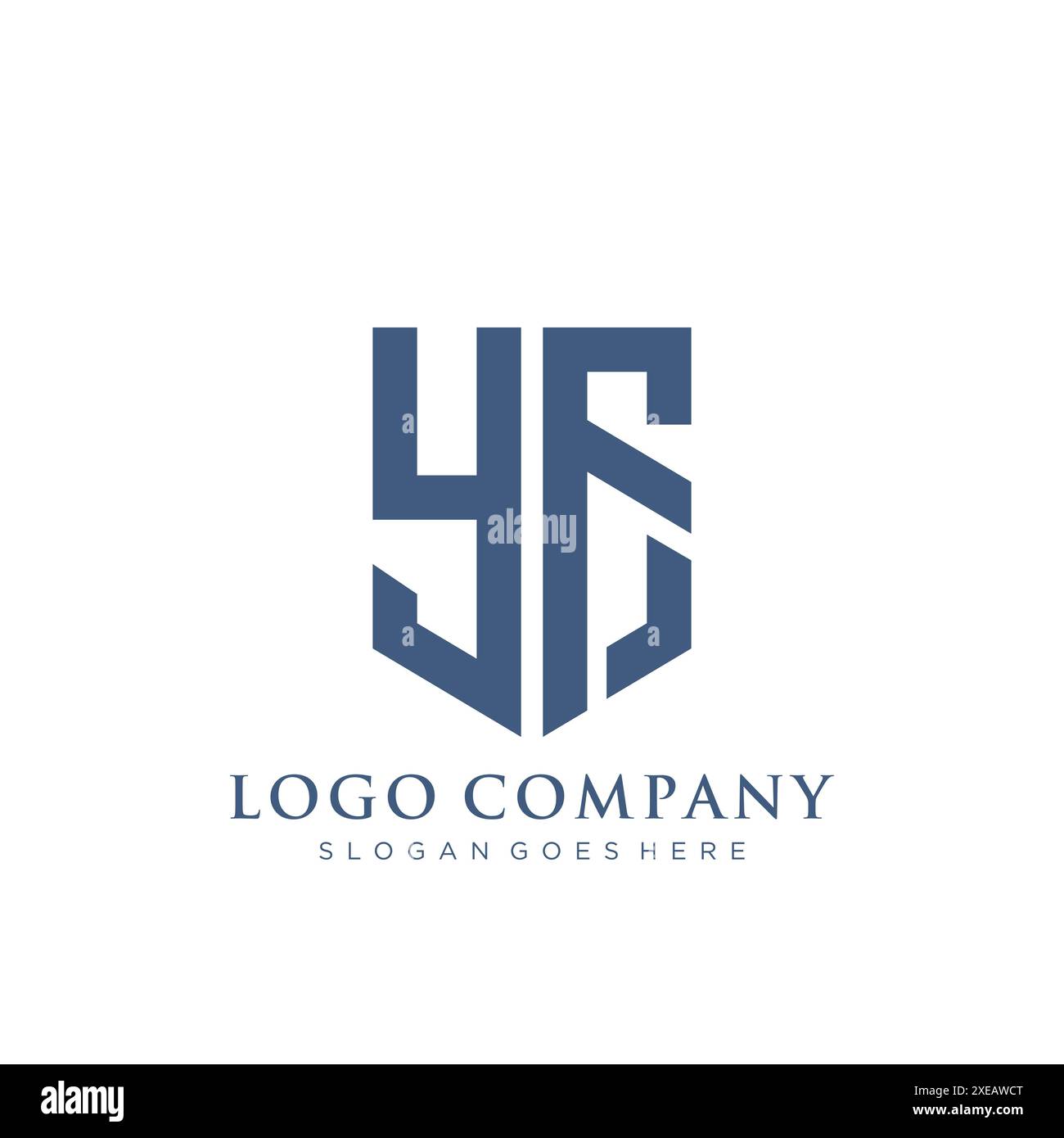 Yf logo design hi-res stock photography and images - Alamy