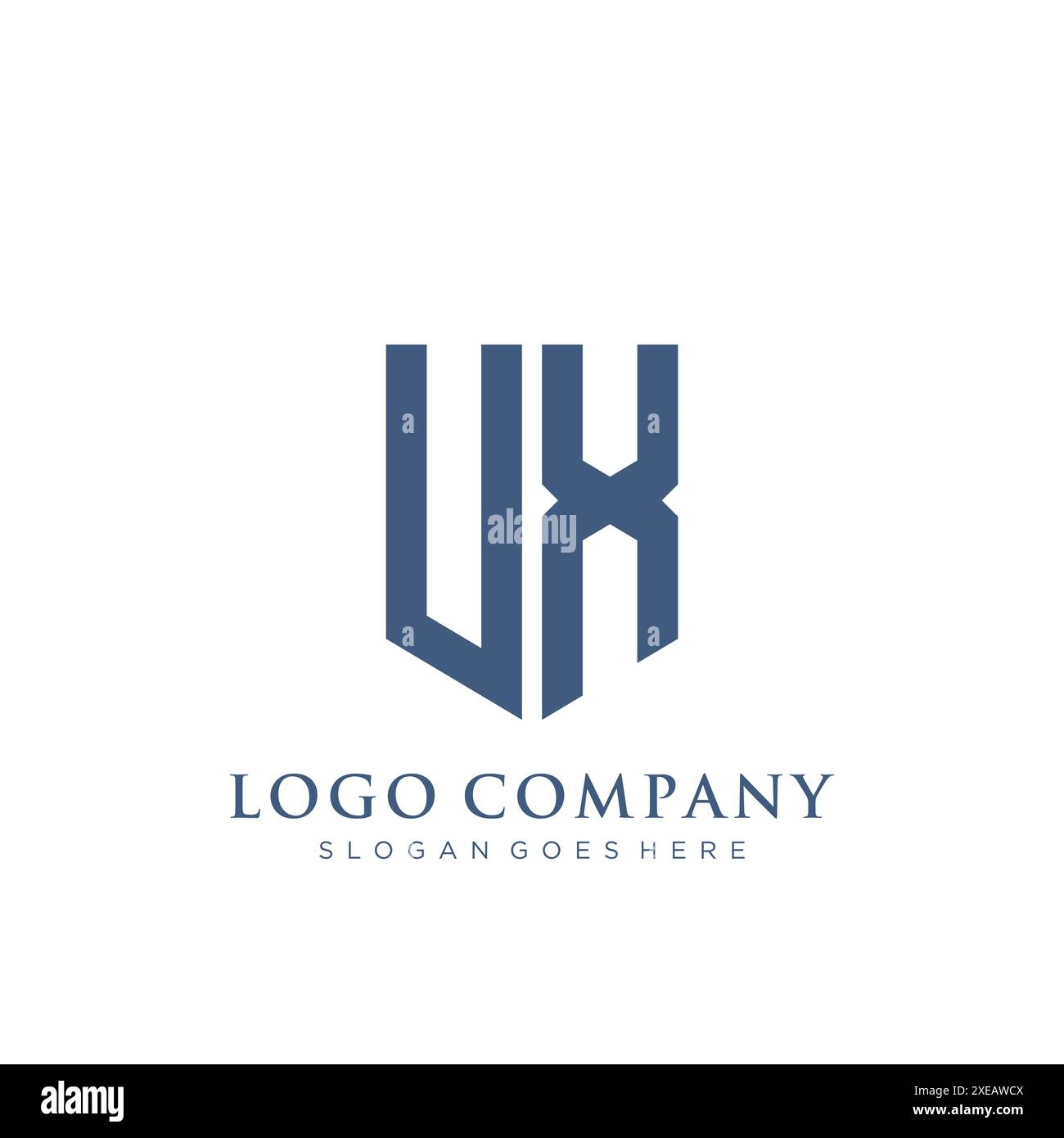 Ux minimal logo design hi-res stock photography and images - Alamy