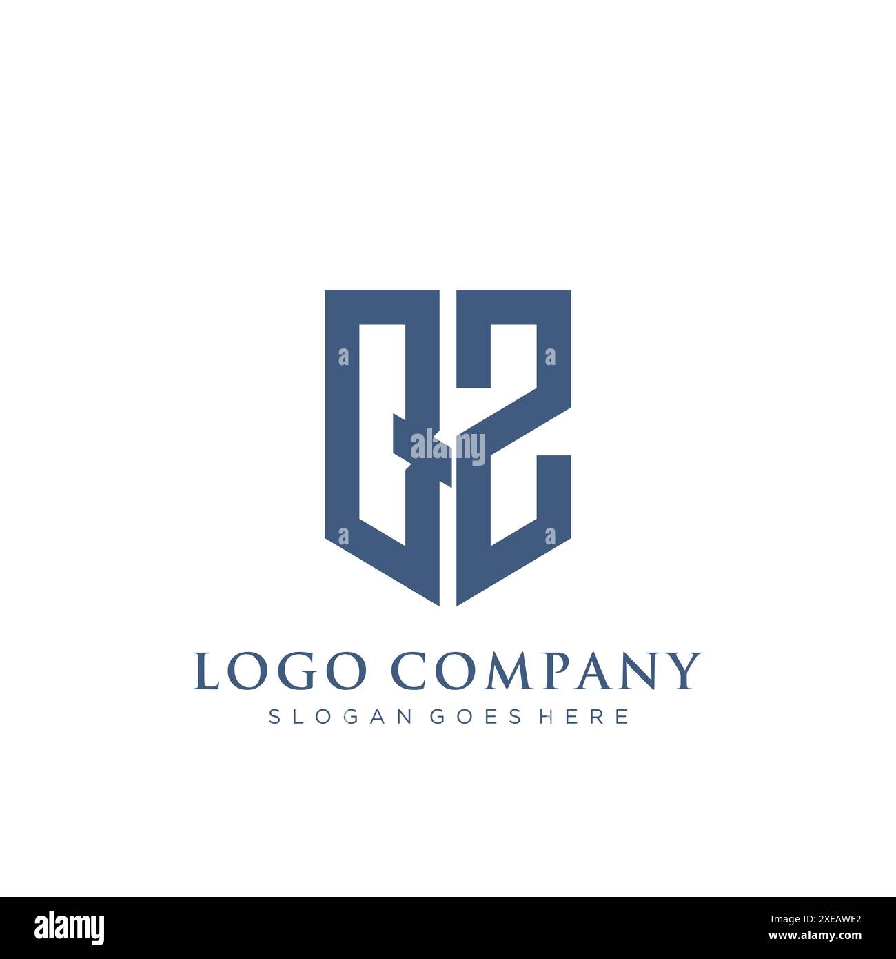 Qz minimal logo Cut Out Stock Images & Pictures - Alamy