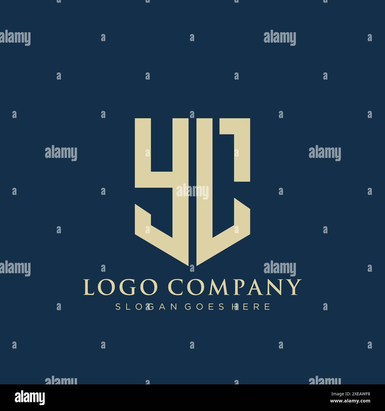 Yl letter logo design hi-res stock photography and images - Alamy